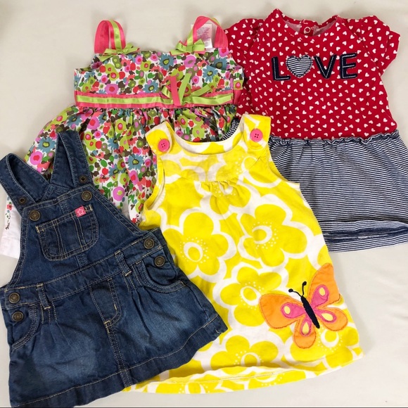 Dresses | 12 Pcs Of Girls Summer Outfit Sizes 312mos | Poshmark